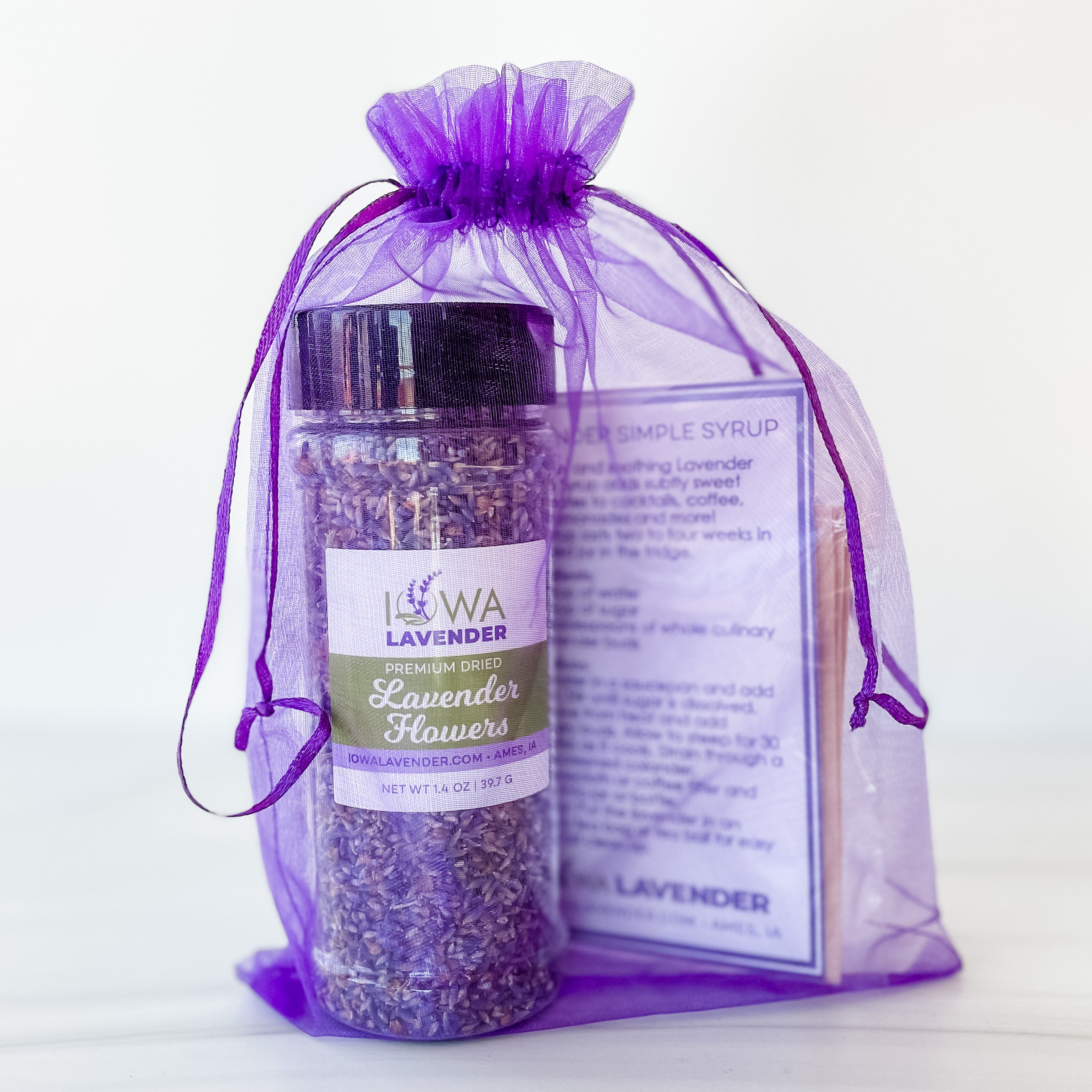 Lavender Simple Syrup Kit – Iowa Lavender Farm